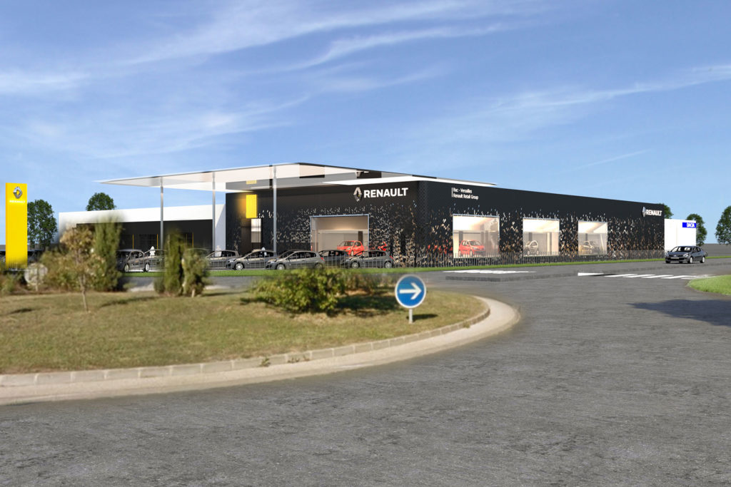 Travailler dans une concession Renault - SAA Architectes